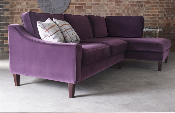 4 x Chaise Corner Sofa | Hilary Modern Fabric Chaise Sofa | Fabric ...