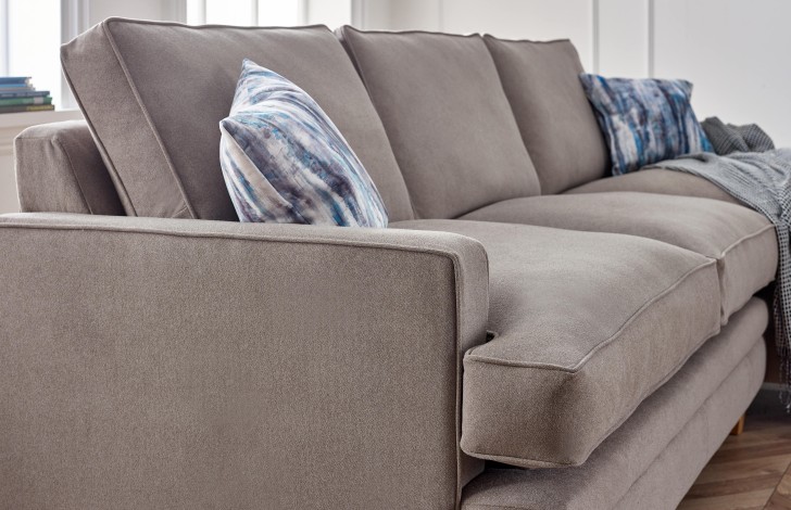 2.5 x Chaise Corner Sofa | Everest Right Hand Fabric Chaise | Fabric ...