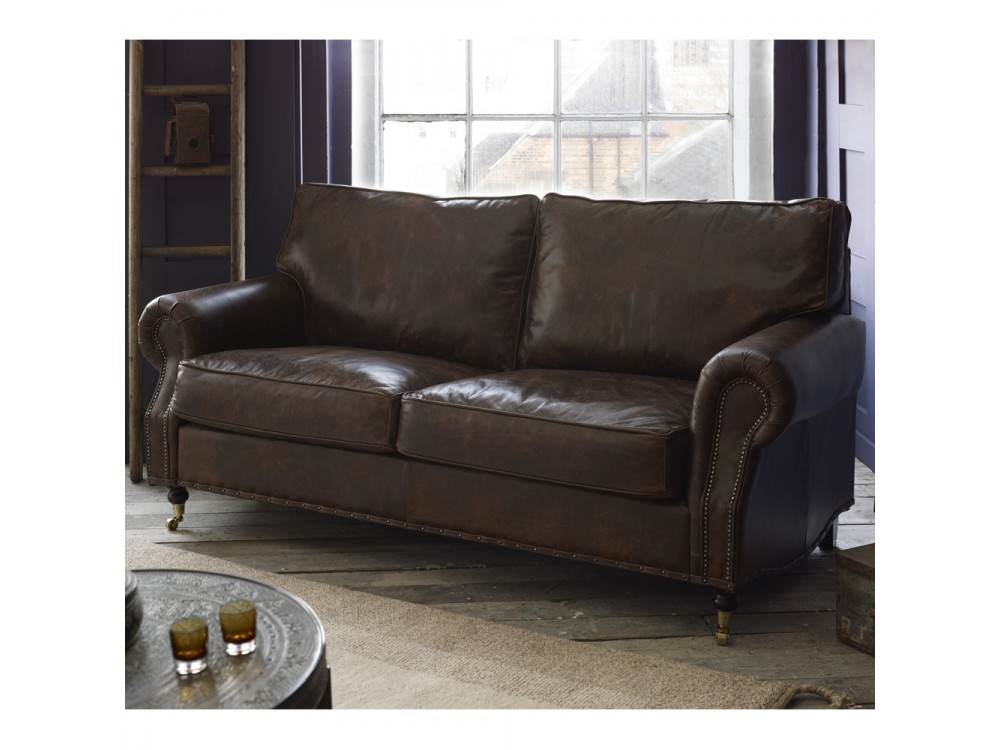 The Arlington Vintage Leather Sofa