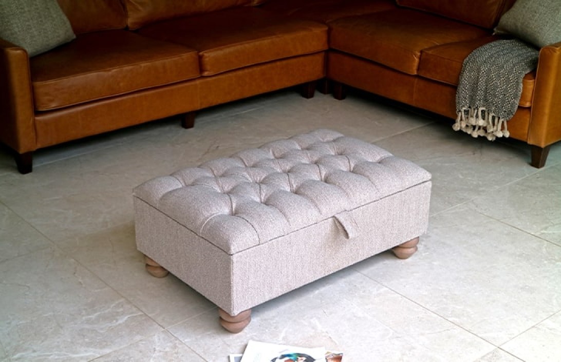 St Edmund Fabric Footstool
