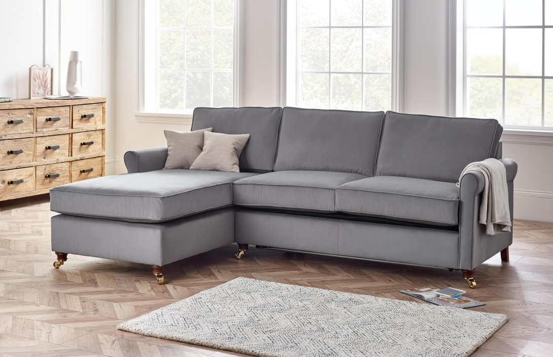 3.5 x Chaise Corner Sofa | Salisbury Fabric Chaise Sofa | Fabric ...