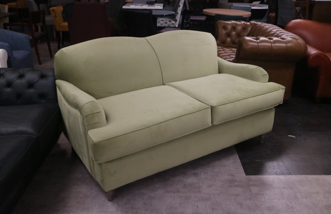 The English Sofa Company Norton Fabric Sofa 2 seater Moleskin Kiwi 67845