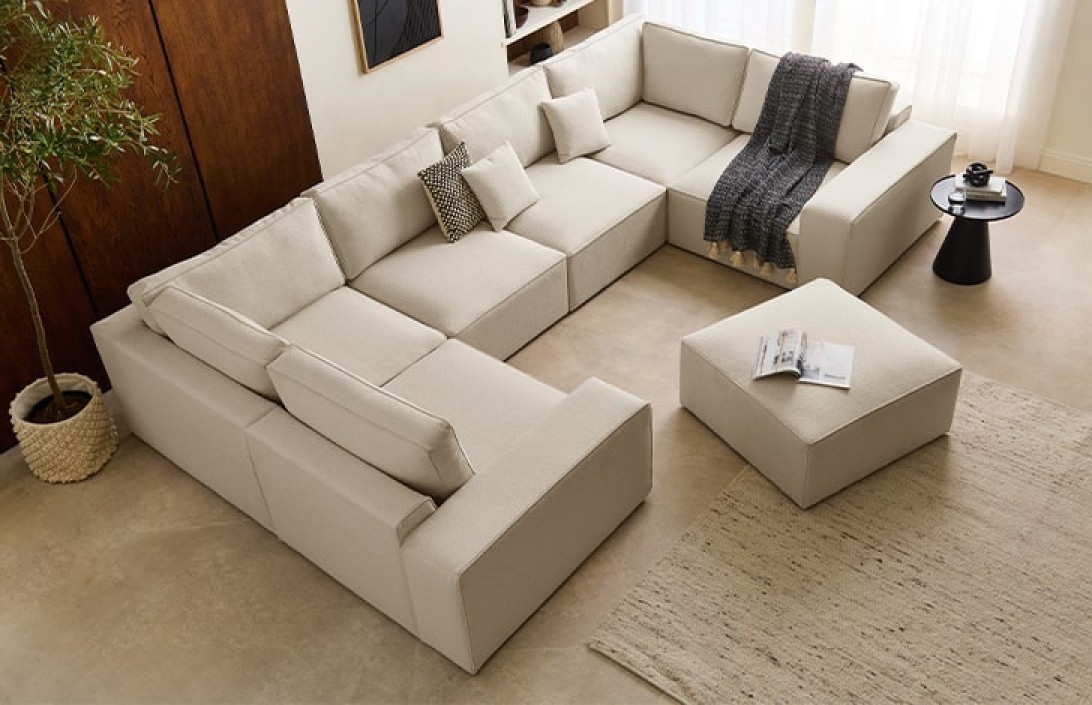 6 Module U Shape | Newbury U Shaped Sofa | Luxury Sofas